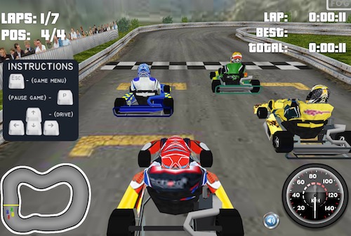 Go Kart 3D - Unblocked Games
