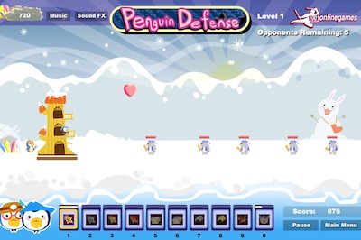 Penguin Defense - Unblocked Games