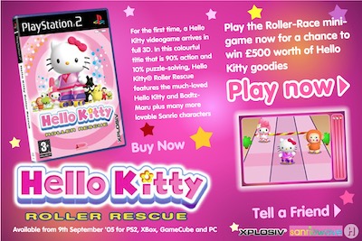 Hello Kitty Roller Rescue - TechGrapple Games
