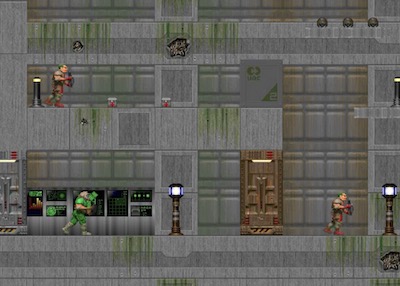 Flash Doom 2D - TechGrapple Games