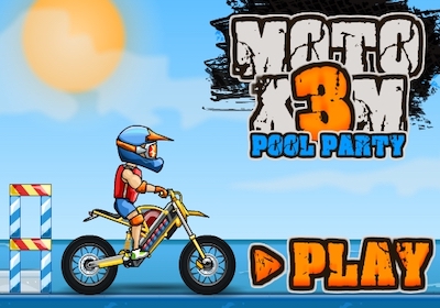 Moto X3M 5 Pool Party (HTML 5) - TechGrapple Games