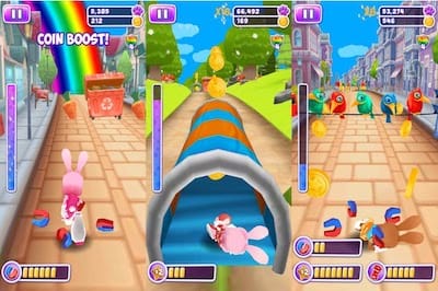 Subway Bunny Run Rush - TechGrapple Games
