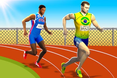 Sprinter Heroes (With 2 Players Option) - TechGrapple Games