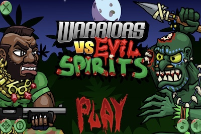 Warrior vs Evil Spirits - TechGrapple Games