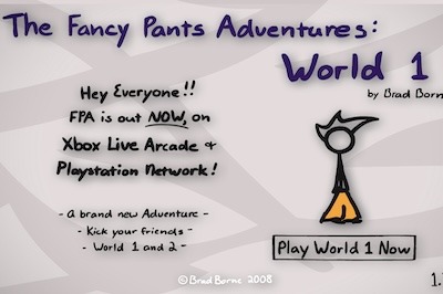 The Fancy Pants Adventure - World 1 - TechGrapple Games