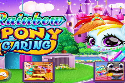 Rainbow Pony Caring - TechGrapple Games