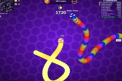 Snake vs Worms - TechGrapple Games