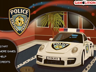 Police Station Parking - TechGrapple Games