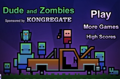 Dude and Zombies - TechGrapple Games