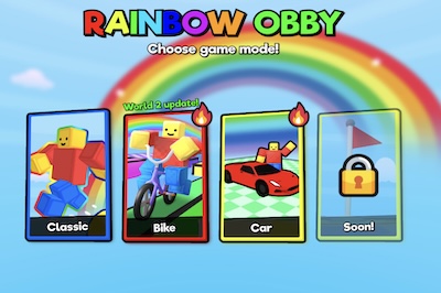 Rainbow Obby - TechGrapple Games