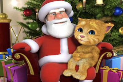 Talking Santa Meets Ginger - TechGrapple Games