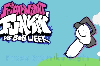 FNF' vs Bob's Week (White Guy) - TechGrapple Games
