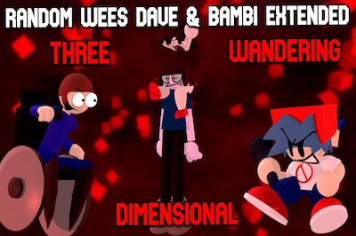 FNF Random Wees – Dave & Bambi Extended - TechGrapple Games