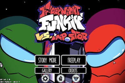 FNF vs Imposter V4 (Among Us) - TechGrapple Games